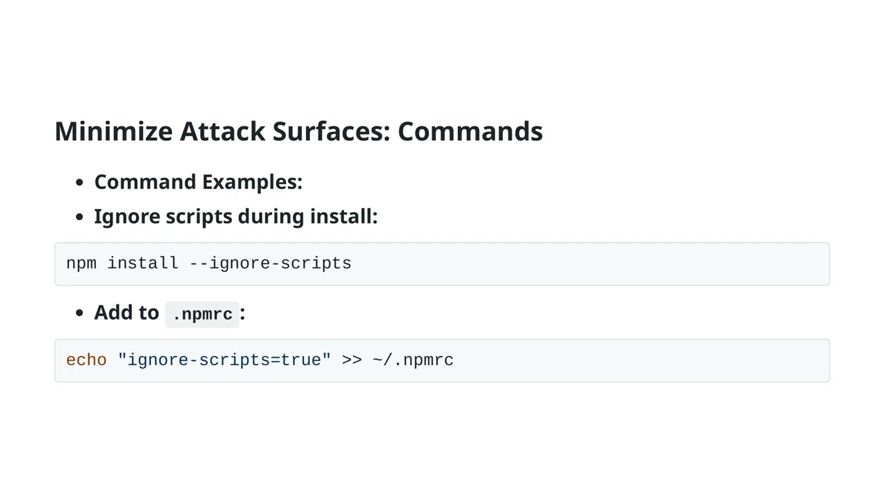 Master NPM Security Best Practices by OWASP