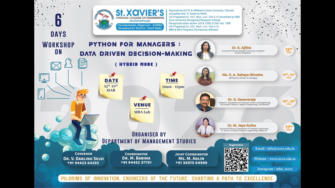 Workshop on Python for Managers : Data Driven Decision Making - Day-1