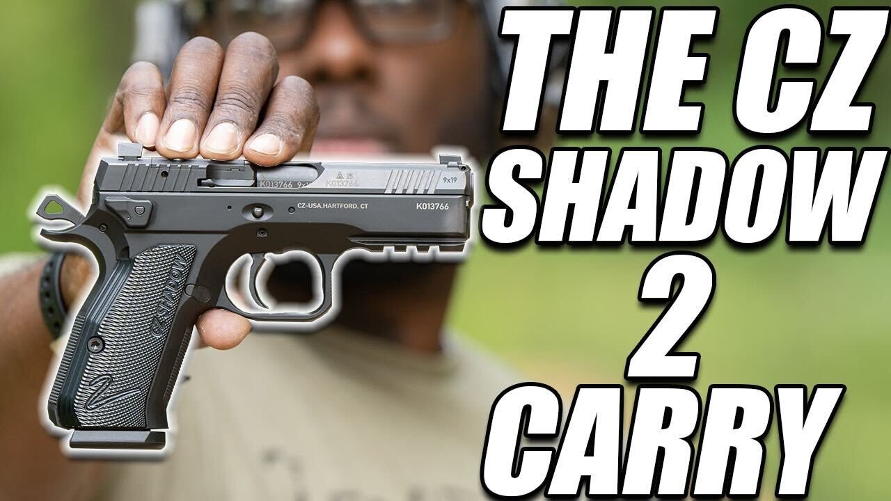 CZ Shadow 2 Carry 9mm 4" Barrel 15rd Semi-Auto Pistol - Optics Ready