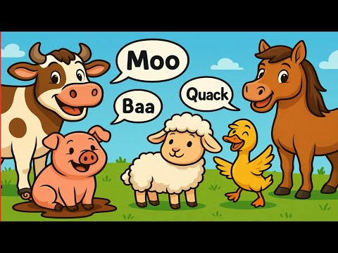 Down on the Farm | Farm Animals Song | Catchy Farm Animals Song for Kids