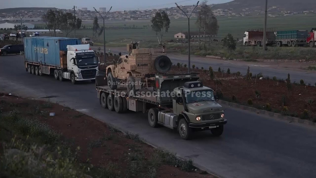 US troops complete their withdrawal from an air base in Syria