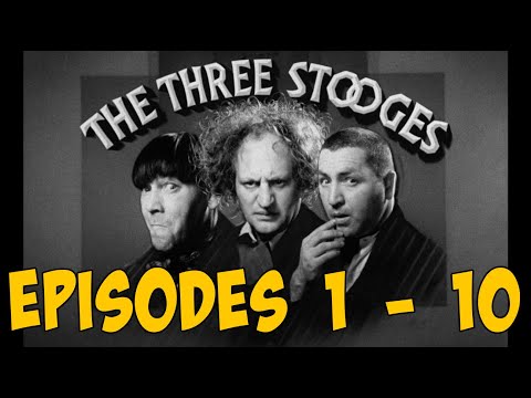 The THREE STOOGES full Episodes 1-10 ALL CURLY! FIRST 10 EPISODES!!