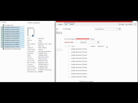 Drag and Drop files to SharePoint