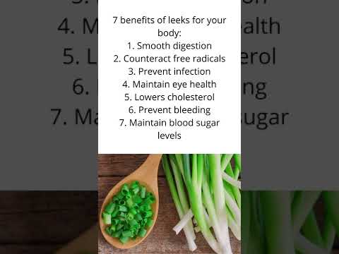7 benefits of leeks for your body