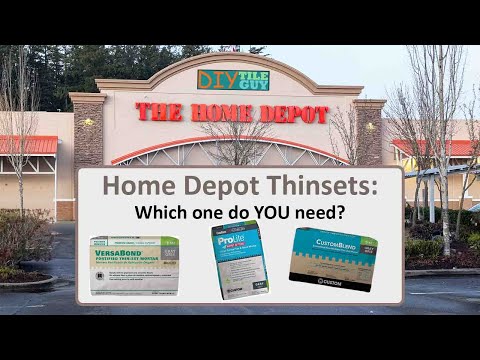 Home Depot Thinset Mortar: Which one do you need?