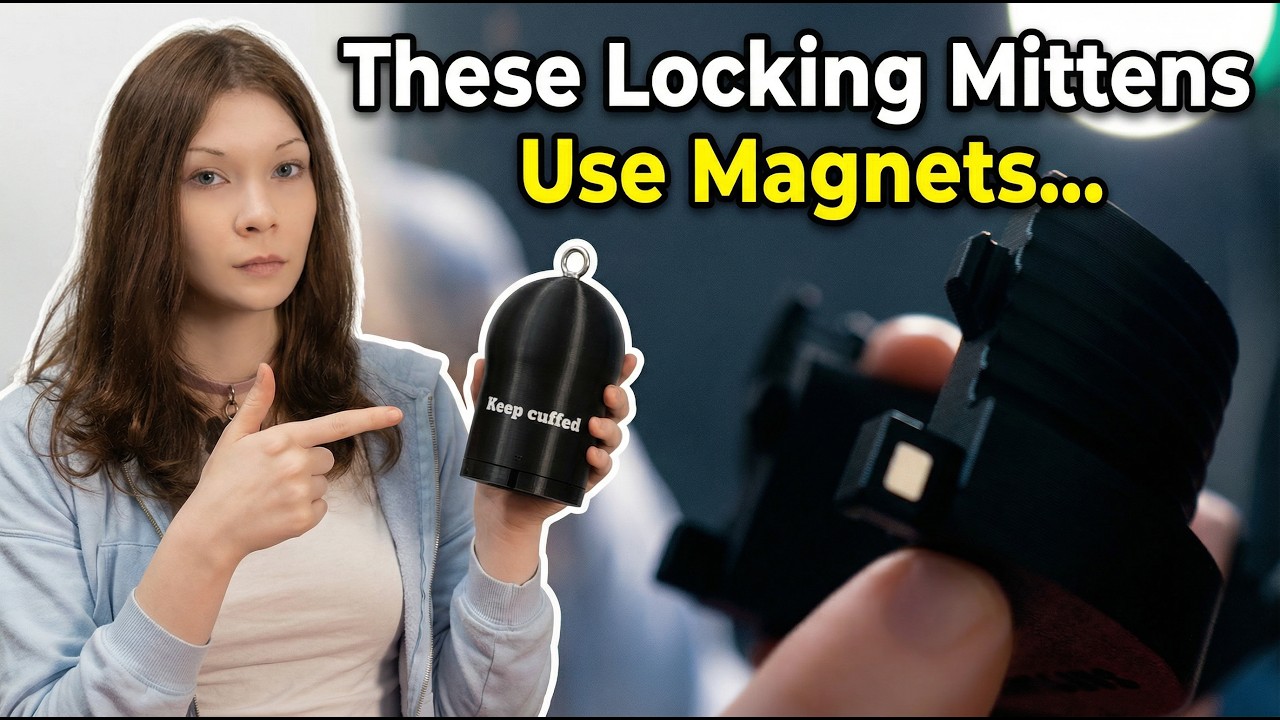 These Locking Mittens Use Magnets…