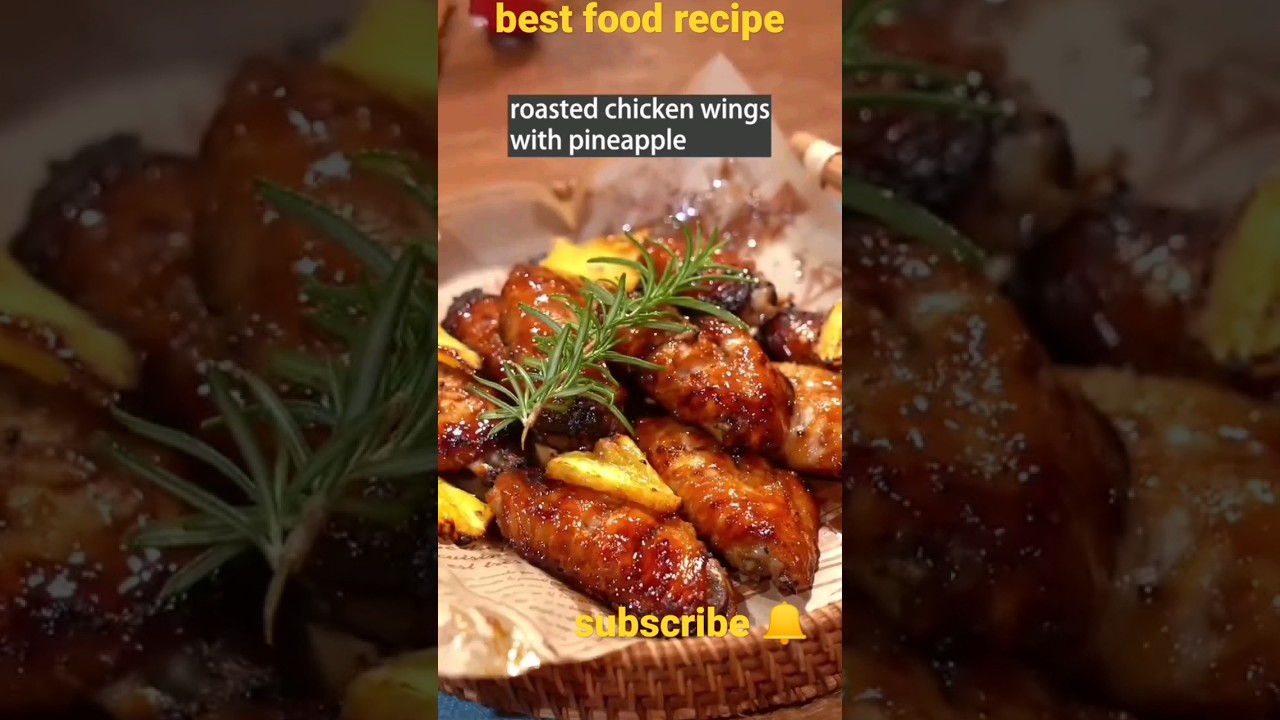 Pineapple roasted chicken wings recipe 2023/chicken recipe/ chicken wings recipe/ chicken wings
