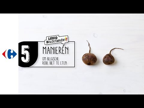5 manieren om Belgische rode bieten te eten