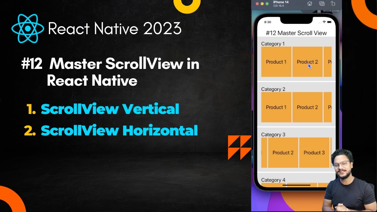 #12 Master ScrollView Just in React Native #reactnative #scroll #javascript