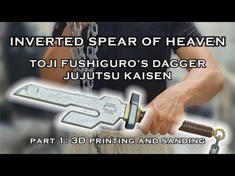 🗡️ Toji Fushiguro Dagger -- Jujutsu Kaisen Cosplay -- Inverted Spears ...