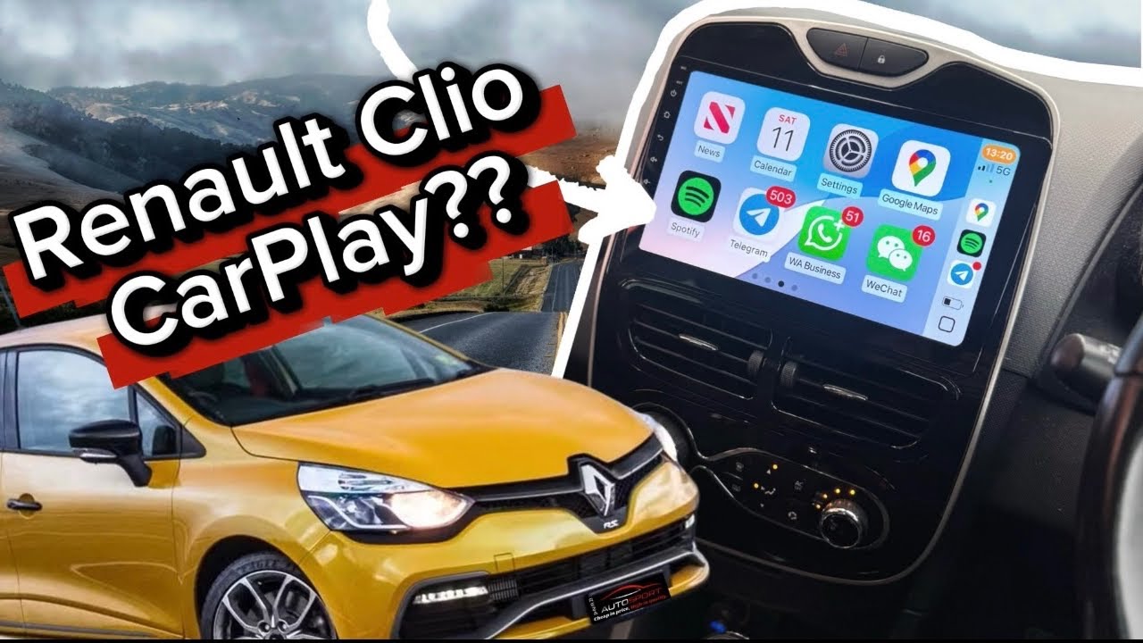 Renault Clio CarPlay/ Android Auto Headunit Upgrade.