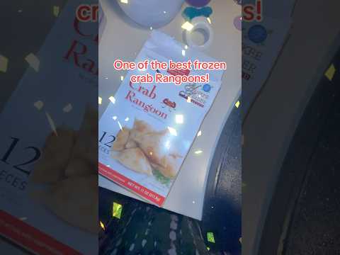 One of the best frozen crab Rangoons|seafood lovers| appetizers|