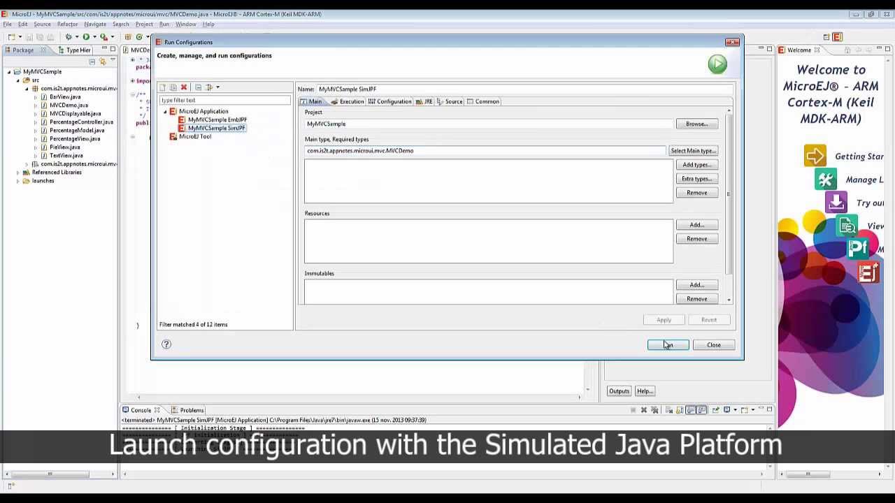 MICROEJ SDK DEMO on Board Simulator