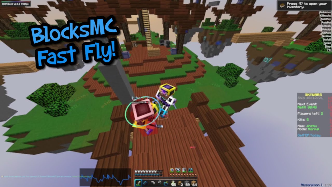 BlocksMC Fast Fly [FDP Client] [Bypassing Fast Fly]