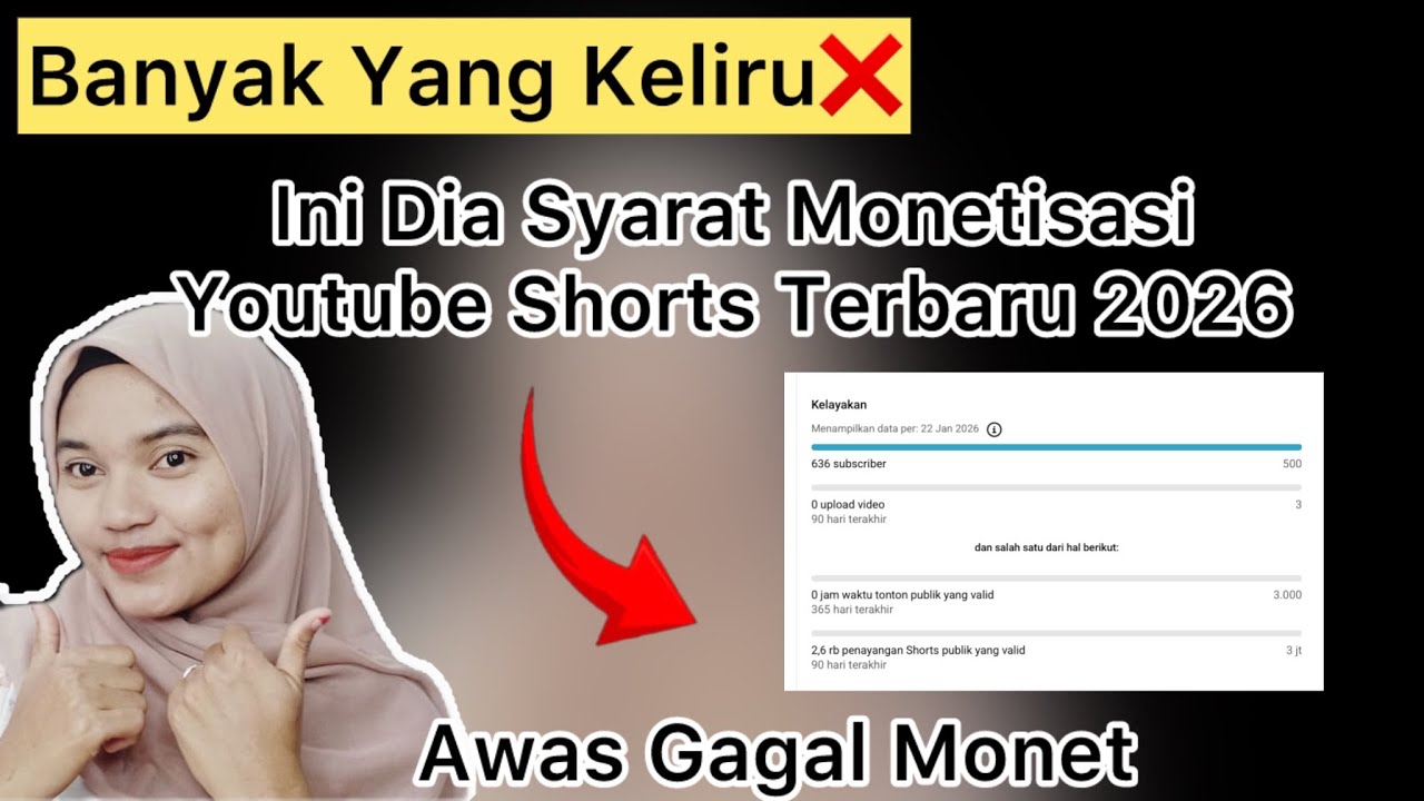 Terbaru ➡️ Syarat Monetisasi Youtube Shorts 2026
