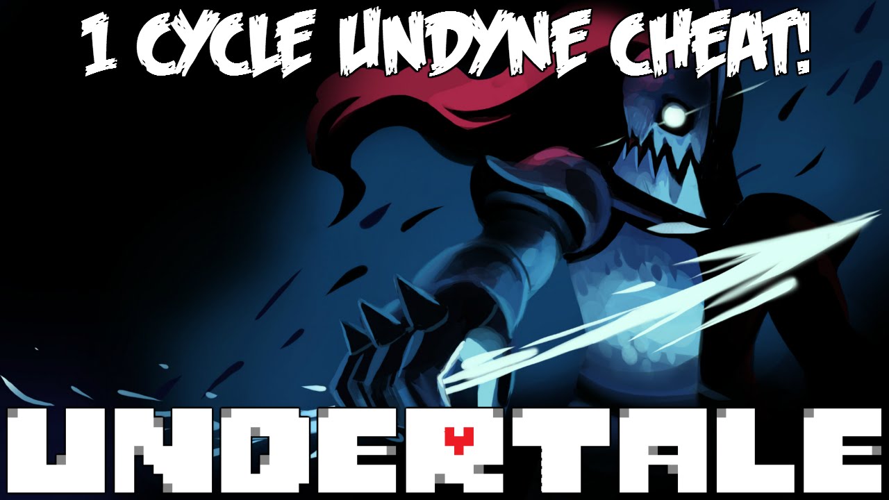 Undertale:  1 Cycle Undyne Skip (Speedrun Trick)