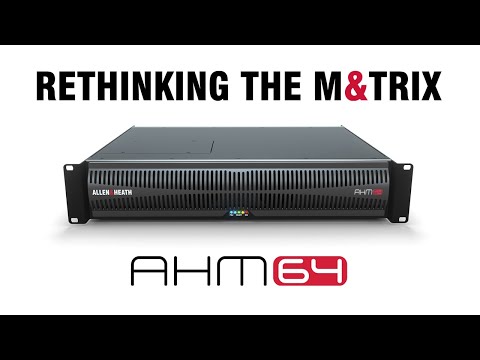 Allen & Heath AHM64 64x64 Audio Matrix Processor | Reverb
