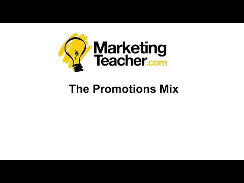 Promotions Mix