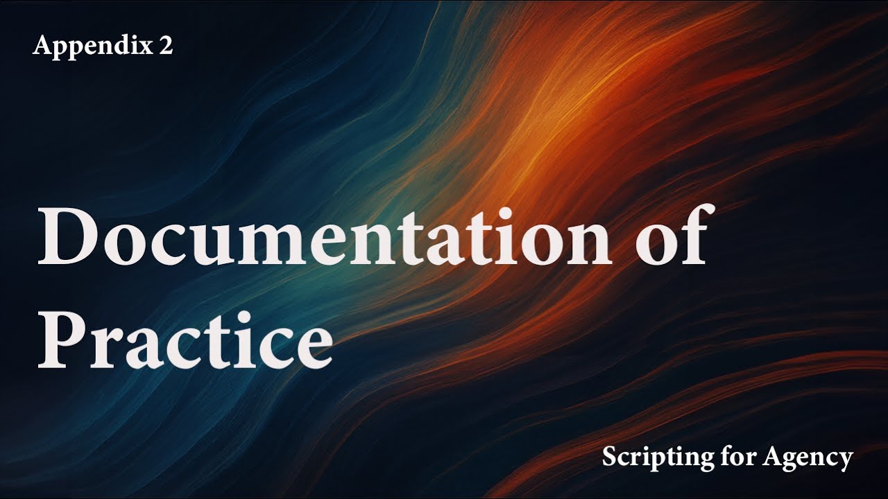 Appendix 2: Documentation of Practice