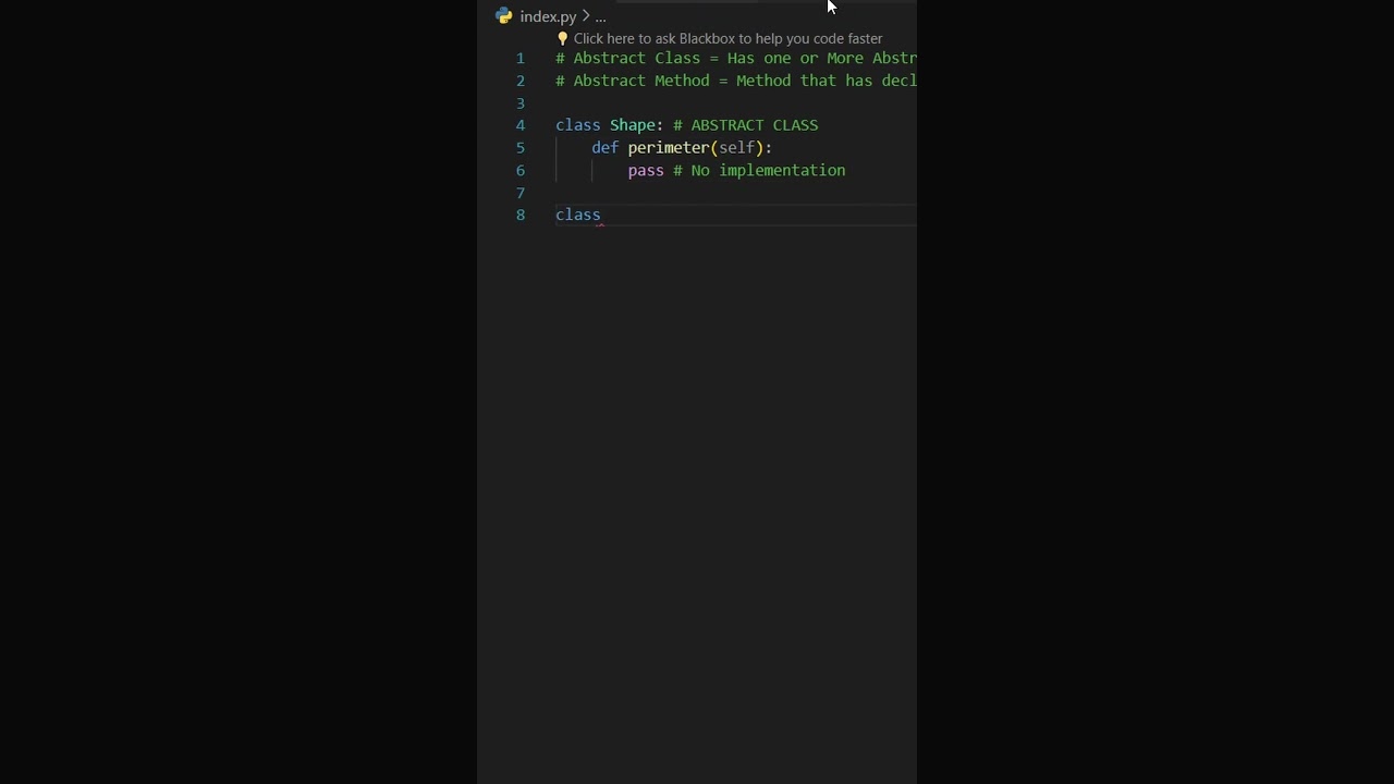 Abstraction in Python!