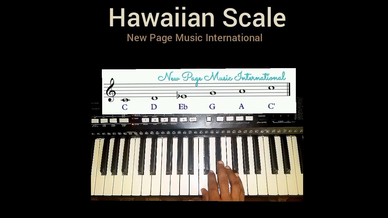 C Hawaiian Scale
