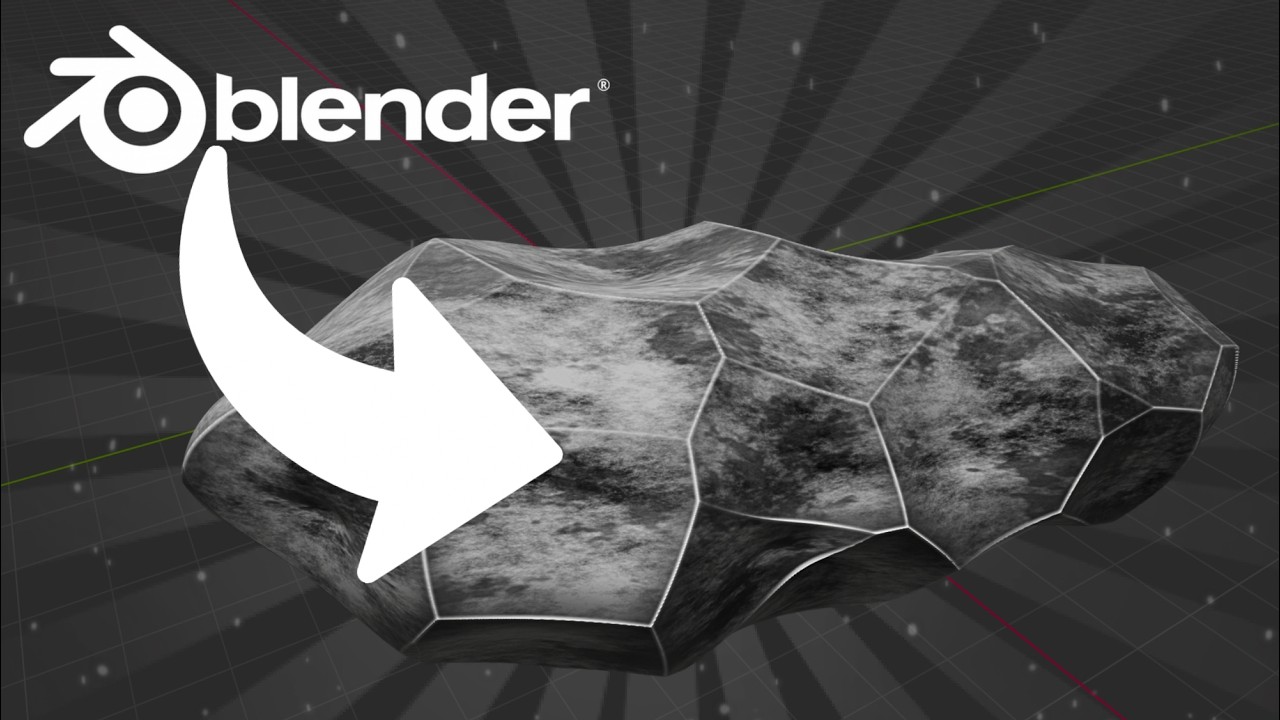 MAKE This STYLIZED ROCK EASILY | Complete Blender 3D Tutorial