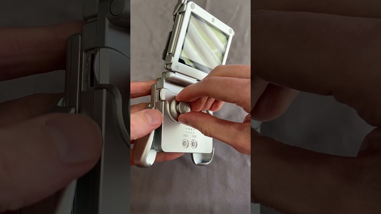 Decking out my GBA SP with nonsensical accessories to make it non-portable #GBA #GBASP