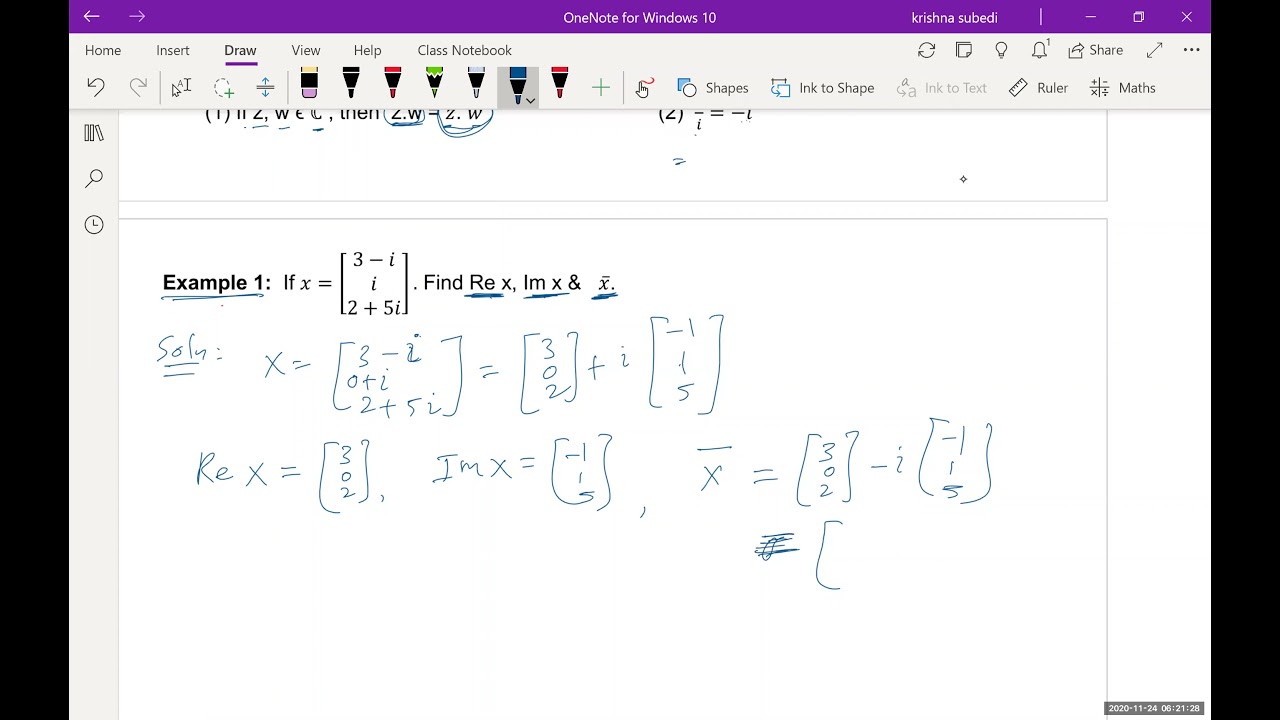 Section 5 5 Complex eigenvalues