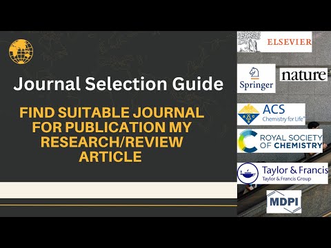 Find best journals for research papers with AI? Journal suggester . Find journal for your articles.