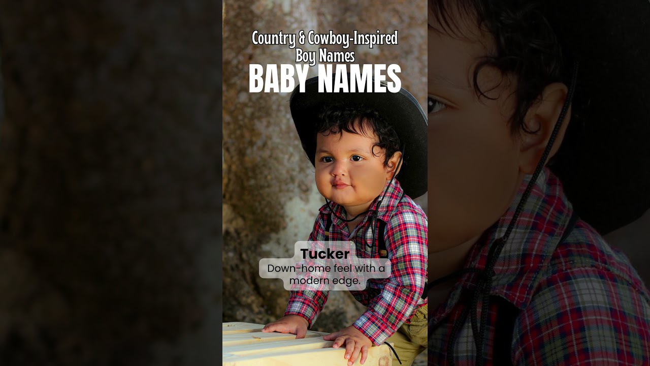 🤠 Country and Cowboy Inspired Baby Boy Names.  #babyboynames #babynames #countrygirl #cowboys