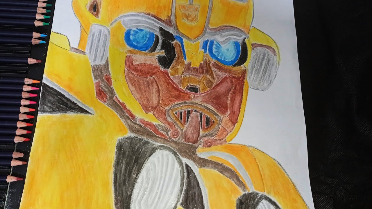 Drawing Bumblebee |Transformers|Timelapse
