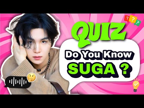ULTIMATE SUGA BTS QUIZ Only True ARMYs Can Ace This! 🔥