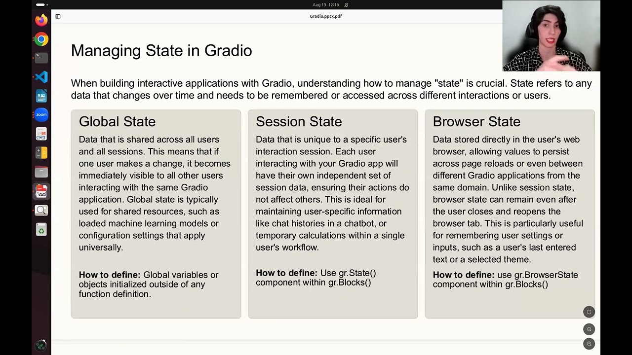 Interactive Interfaces for Machine Learning Using Gradio