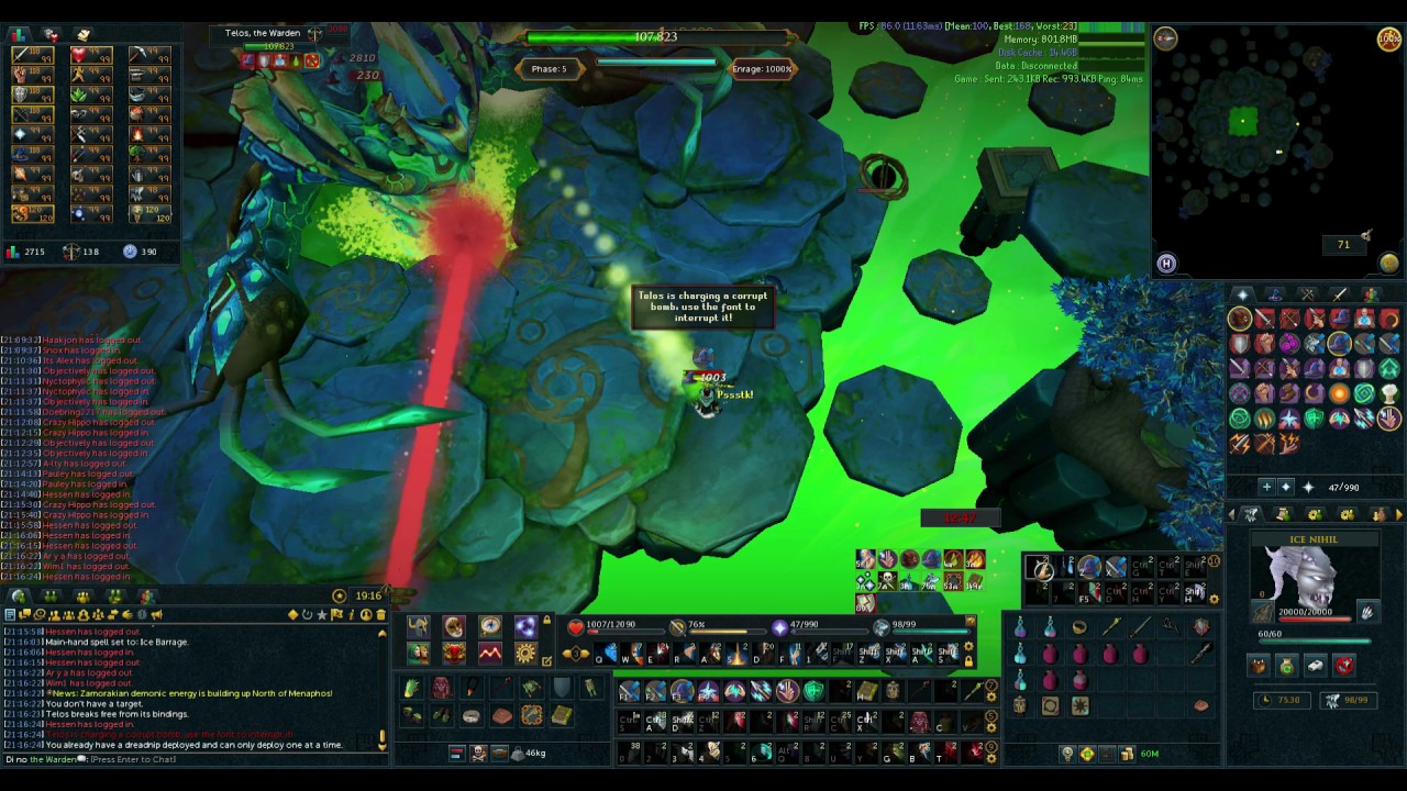 No Food 1000% Telos Kill