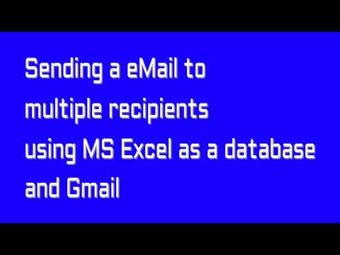 Sending a eMail to multiple recipients