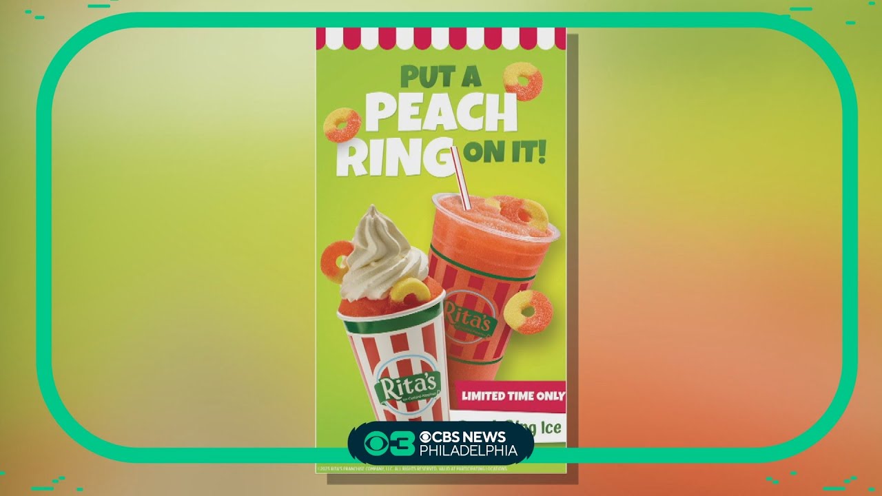 Rita's new flavor: Peach Ring