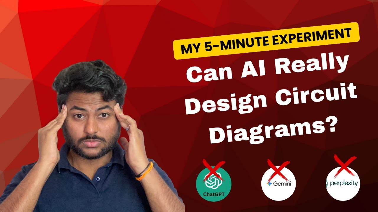 ⚡ Can AI Really Design Circuit Diagrams? My 5-Minute Experiment #Electronics #Electrical #EEE #AI