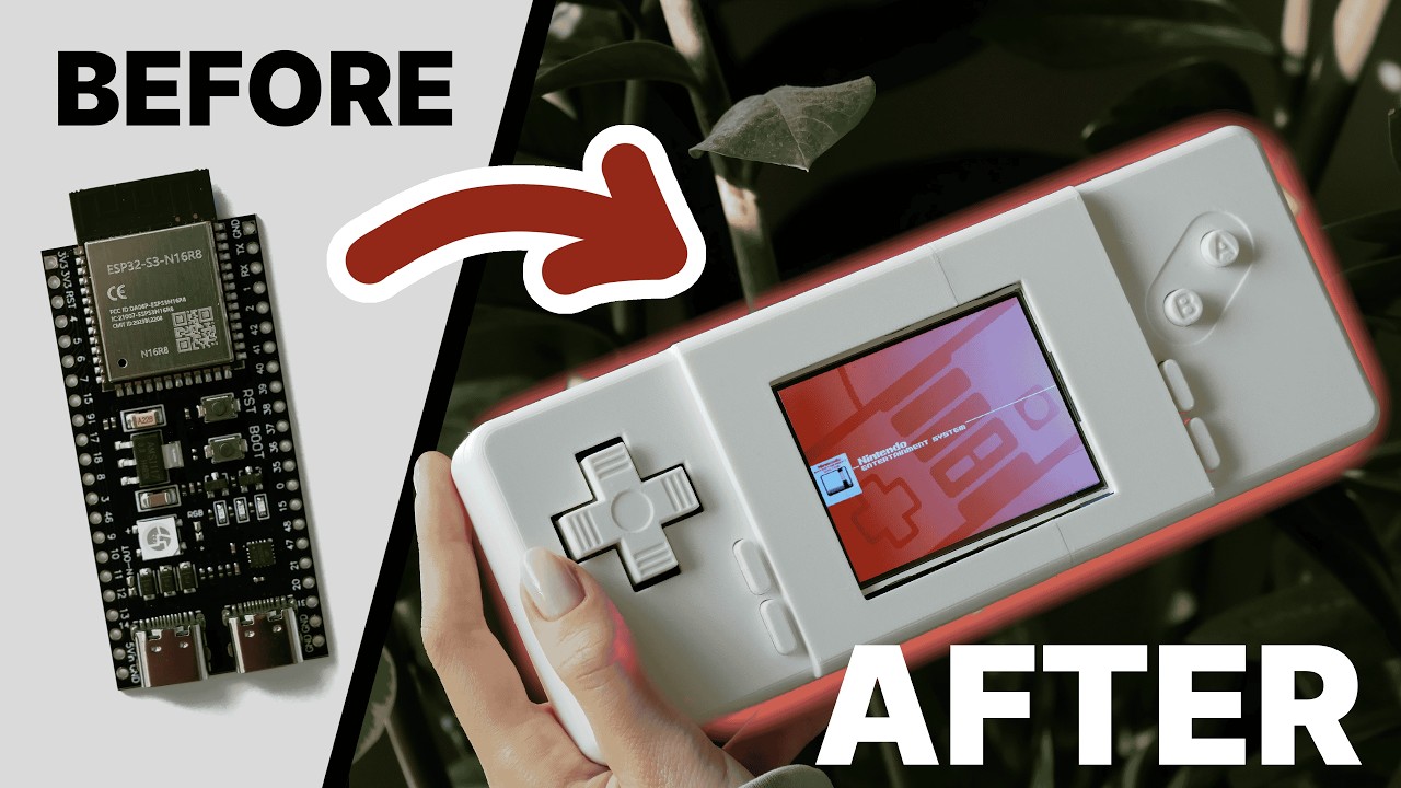 I Built a Games Console with an ESP32 (From Scratch)