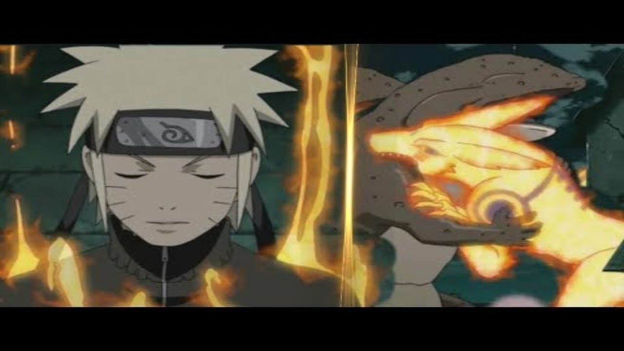 Kurama Chibi And  Bijuu Vs Akatsuki Naruto Shippuden