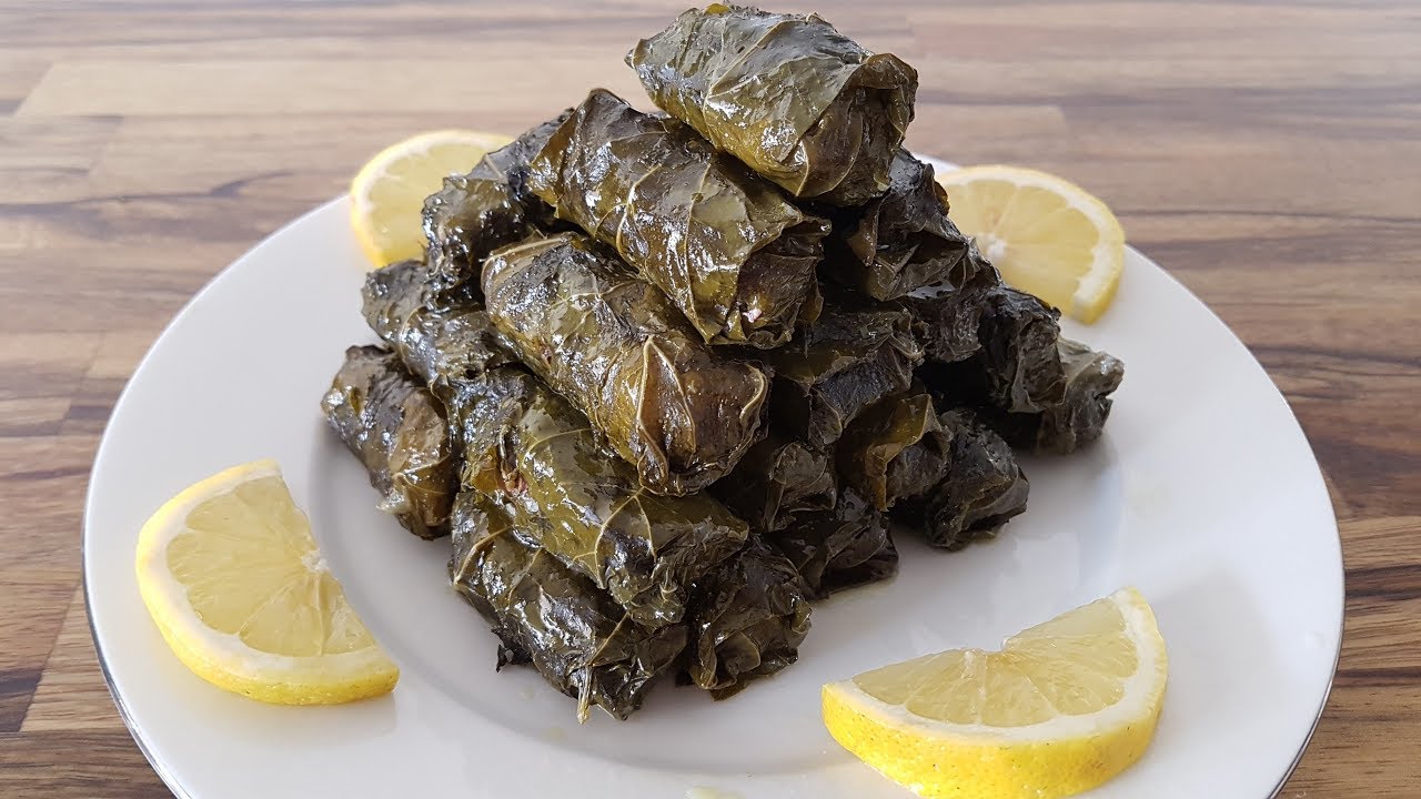 Stuffed Grape Leaves Recipe | Dolma Recipe - The Cooking Foodie