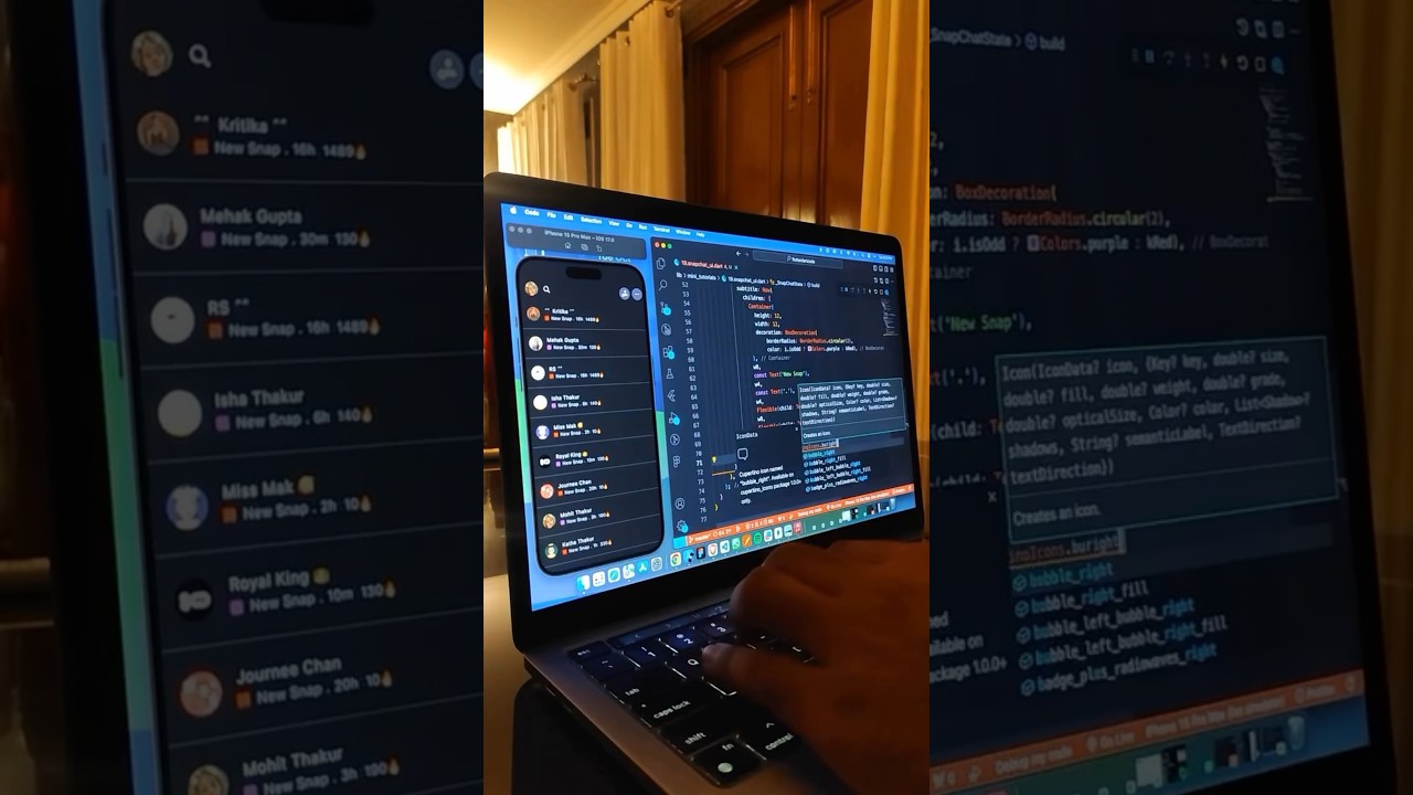 Snapchat clone Flutter App #programming #coding #developer #webdevelopment #softwaredeveloper