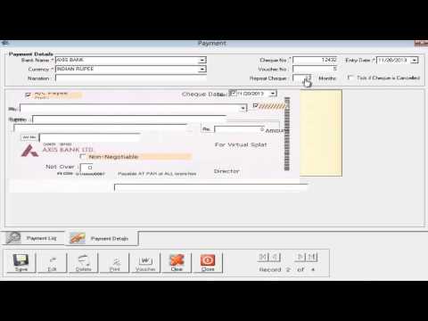 Cheque Printing Software - Cheque Printing Software for PC Latest Price ...