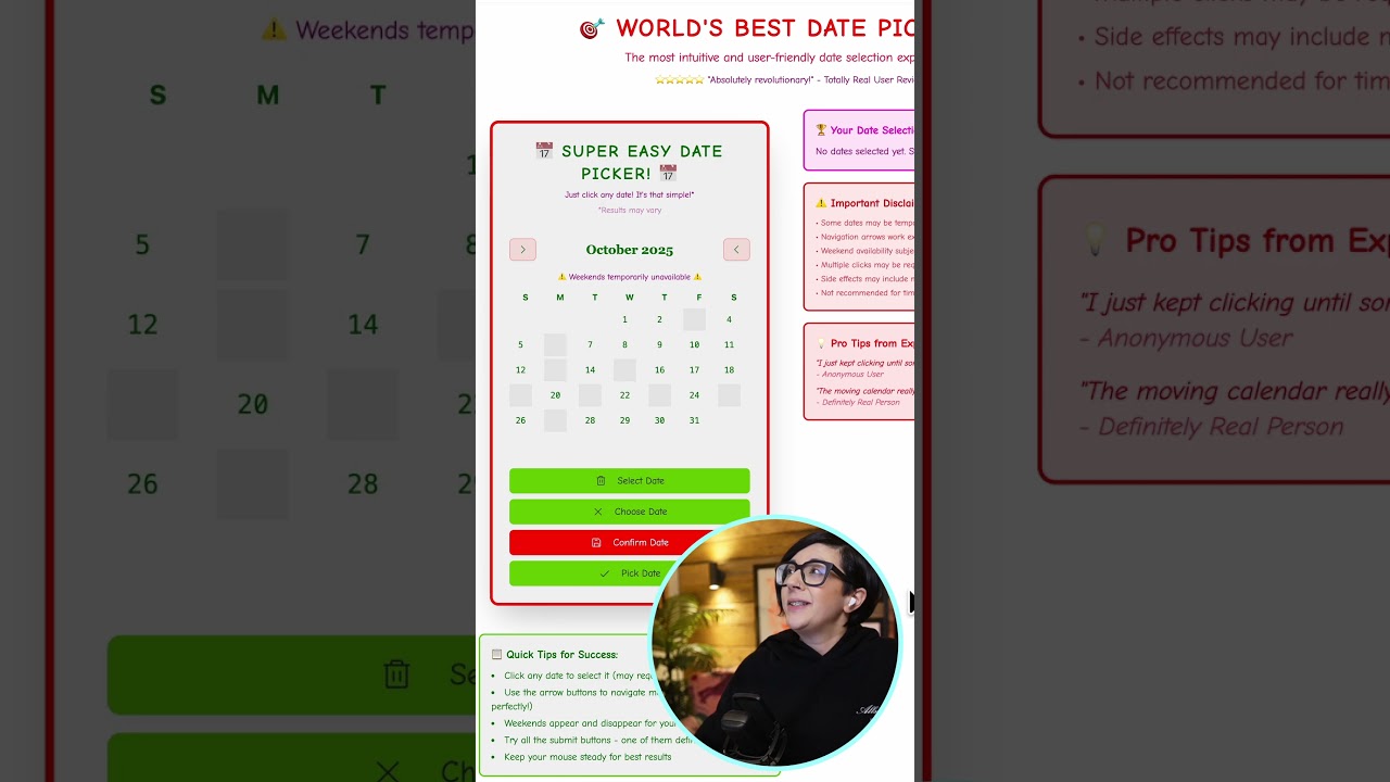 Very bad submissions to the Bad UX World Cup
