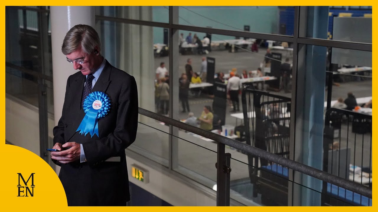 The moment Jacob Rees-Mogg lost his seat in the general election 2024 ...