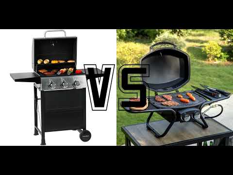 MASTER COOK BBQ Grill VS Captiva Designs 4-Burner Propane Gas BBQ Grill