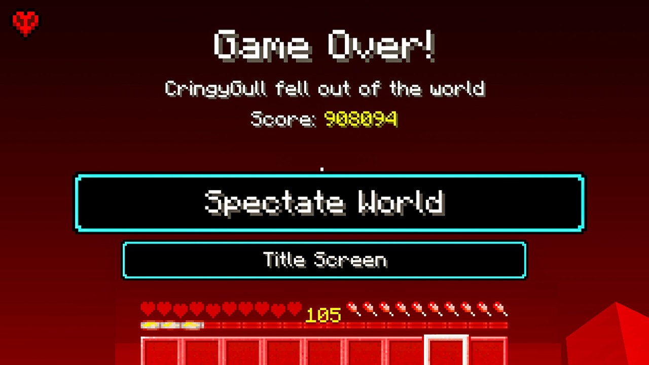 My World Corrupted and then Killed Me.