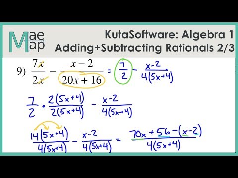 Adding And Subtracting Rational Expressions Part 2 – Easy Peasy All-in ...