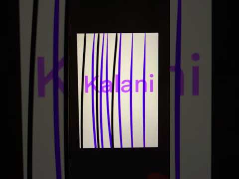 “Kalani” name art