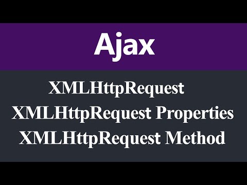 Learn XMLHttpRequest Properties and Methods Hindi - Mind Luster