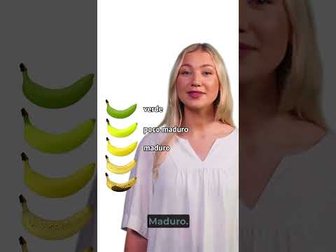 Banana ripeness levels in Mexican Spanish #spanishpractice #spanishquiz